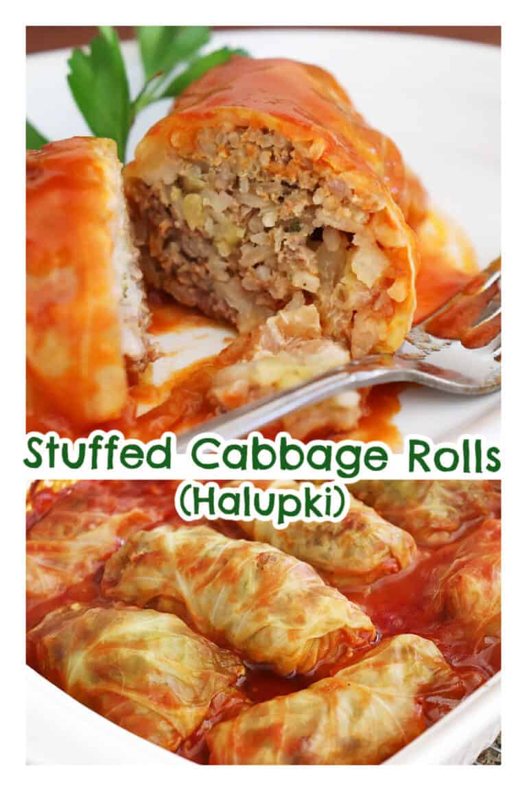 Stuffed Cabbage Rolls Recipe (Halupki) - AimeeStock.com